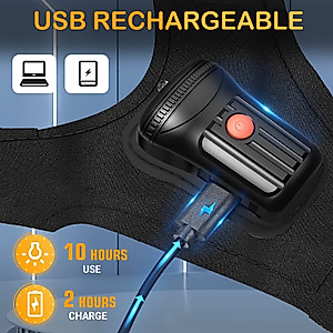 Flashlight Gloves for Men Rechargeable (1 Pair) Fathers Day Birthday Gifts for Men Dad Him Husband Brother Who Have Everything, Cool Gadgets Led Gloves for Fishing Camping Repairing Christmas Gifts