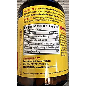 Nature Made Super C Immune Complex 900 mg 200 Tablets