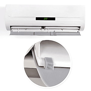 Adjustable Air Conditioner Deflector Air Deflector,Universal Home Office Retractable Air Conditioner Wind Shield Baffle Deflector,White