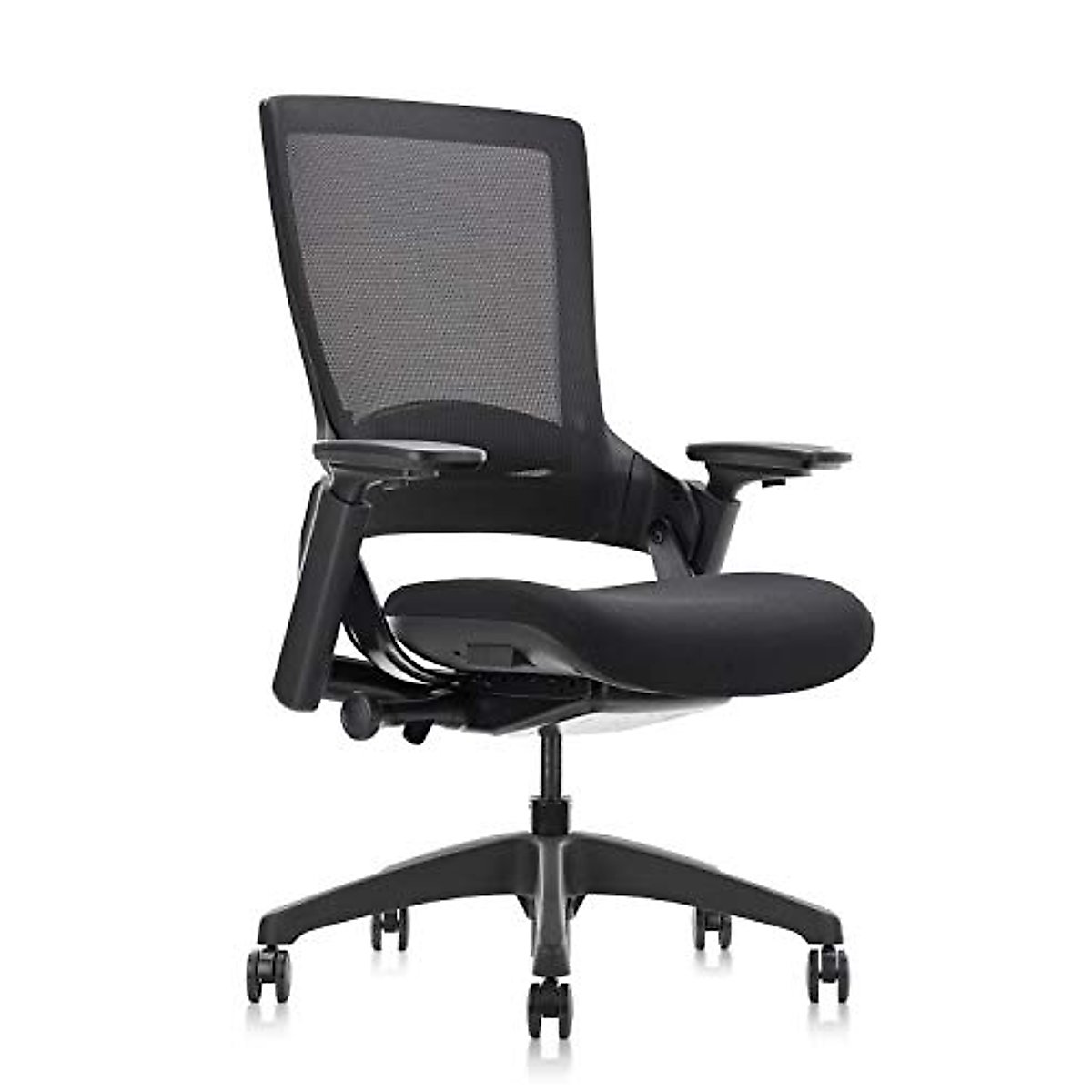 CLATINA Ergonomic High Swivel Executive Chair with Adjustable Height 3D Arm Rest Lumbar Support and Mesh Back for Home Office Black BIFMA Certification No. 5.1