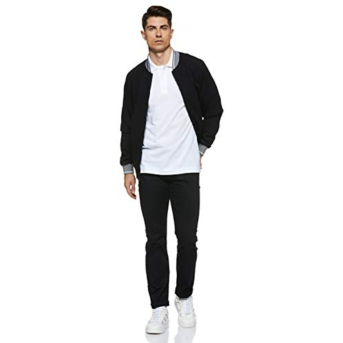 A|X ARMANI EXCHANGE Men's Straight Fit Denim Jeans, Black, 30