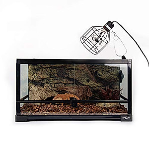 REPTI ZOO Reptile Heat Lamp 100W Full Spectrum UVA UVB Reptile Sun Lamp Self-Ballasted Vapor Basking Spot Lamp/Bulb/Light for Reptile and Amphibian