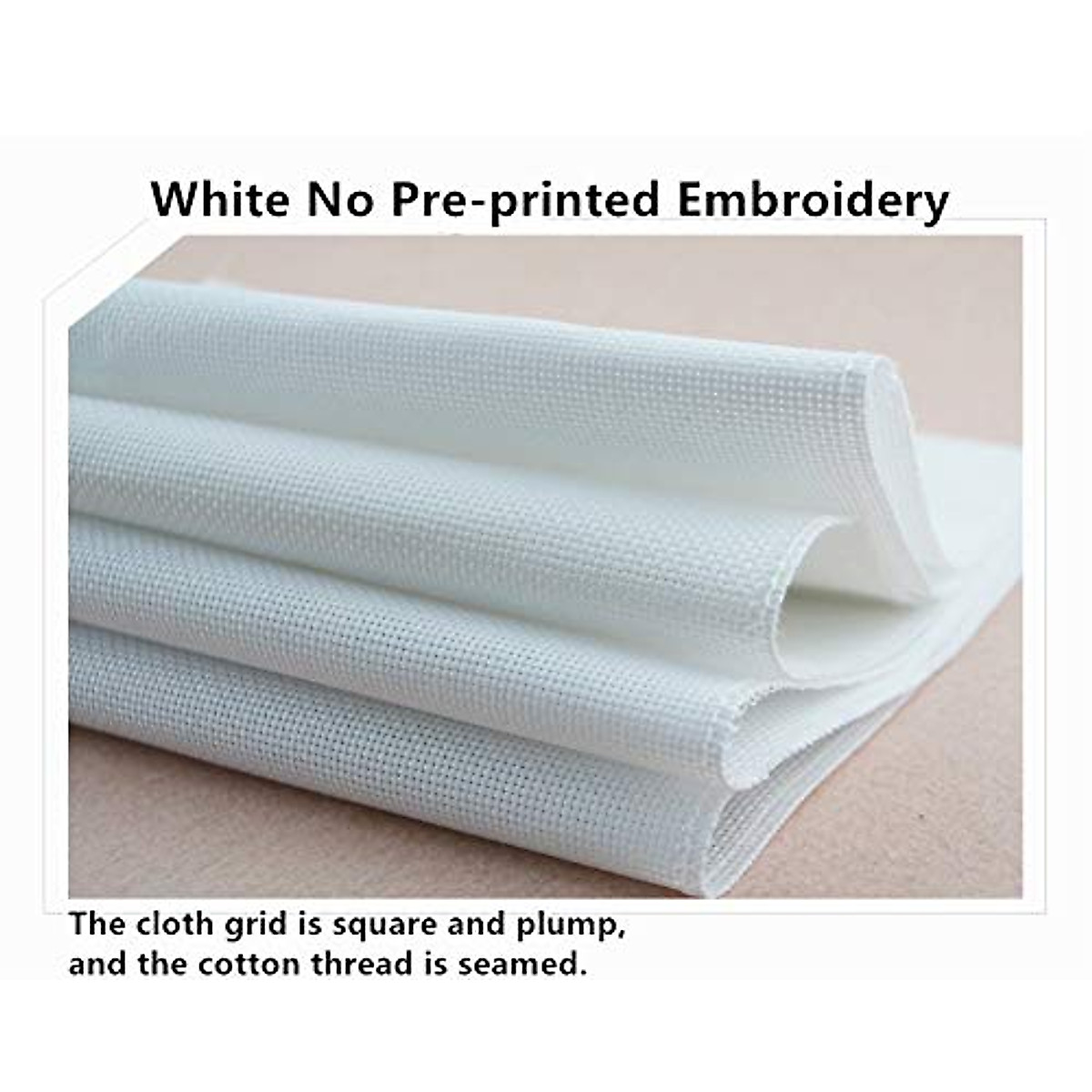 CaptainCrafts Cross Stitch Kits Full Range Stamped and Counted Fabric DIY Art Needlecrafts Embroidery Kit for Adults Beginner (Unpreprint 14CT, Tree House Autumn)