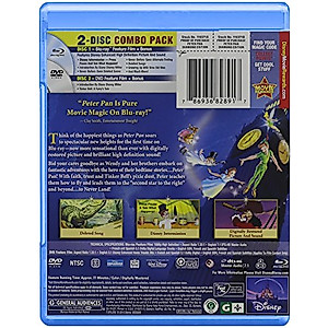 Peter Pan (Two-Disc Diamond Edition Blu-ray/DVD Combo in Blu-ray Packaging)