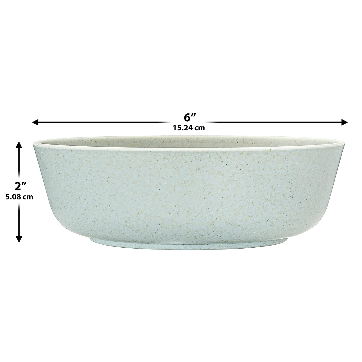 Bamboo Bowls - Set of 6-18 oz Bamboo Dishes for Kids & Adults - Dishwasher Safe Eco Friendly Baby Bowls for Self Feeding, Toddler Bowls for Snack, BPA Free Bowls for Kids Cereal, Camping Dinnerware