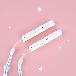 BelugaDesign Pastel Joy-Con Straps Pair | Switch Controller Wrist Accessory Compatible with Nintendo Switch Standard OLED Joycons (White)