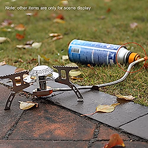 Camping Stove Adapter, Stove Connector,Butane Canister Converter, for Nozzle Gas Bottle to Lindal Valve Canister