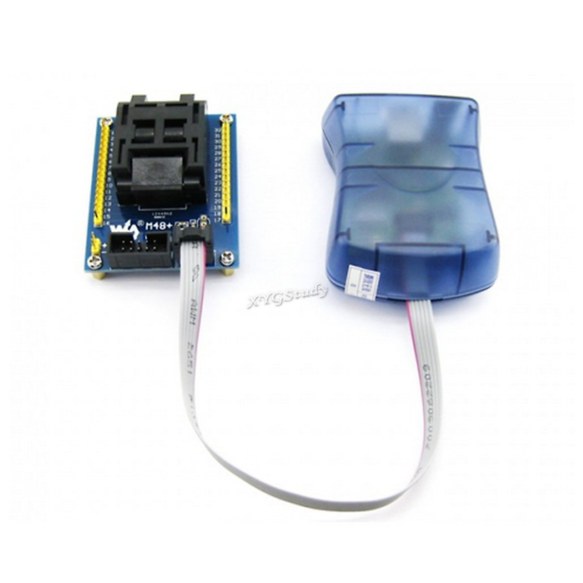 XYGStudy USB AVRISP CH AVR ISP Programmer Compatible with at AVRISP from ATMEL Supports AVR Studio 4/5/6/7 ISP_6PIN Interface