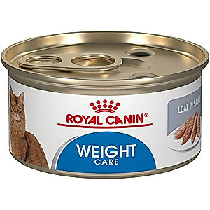 Royal Canin Feline Weight Care Loaf in Sauce Canned Adult Wet Cat Food, 3 oz cans 24-count