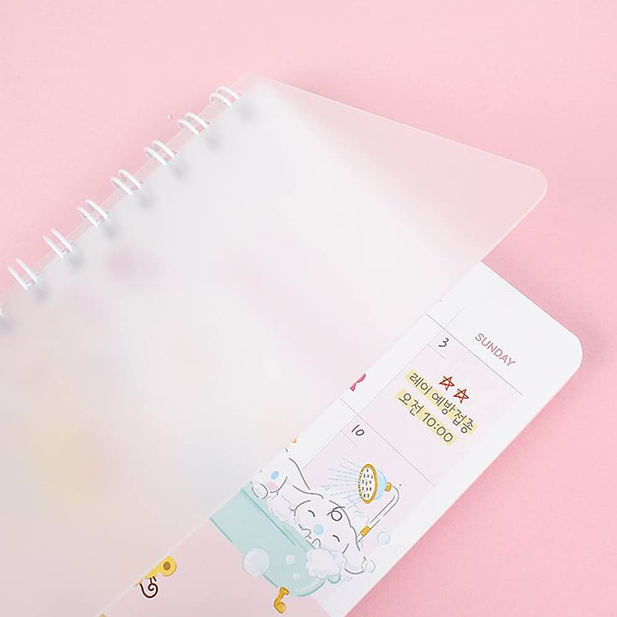 Kity Friends Cute Kitty Character 365 Daily Undated Planner Scheduler Diary 1PC (Mint)
