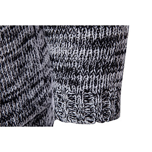 Maiyifu-GJ Men Long Knitted Cardigan Sweater Casual Lightweight Open Front Hooded Sweaters Slim Fit Knit Hoodies Sweatshirts (Grey,XX-Large)