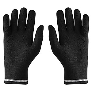 Mizuno Standard Breath Thermo Knit Gloves, Black, Large-X-Large