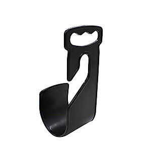 2 Pack Garden Hose Hanger Wall Mount Hose Holder Hook Fit To 25 50 75 100 150foot Hose (Large, Black)