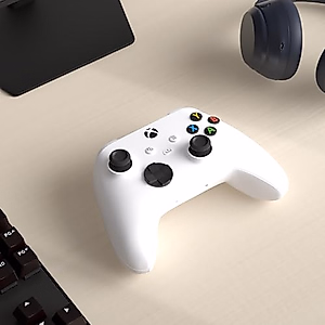 Xbox Core Wireless Gaming Controller – Robot White– X|S, One, Windows PC, Android, and iOS
