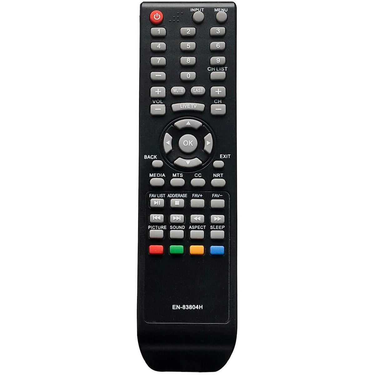 EN-83804H Replacement Remote Fit for Hisense TV 32H3D 32DU3040 32DU3050 40EU3000 32H3507 43H3080E 43H3D