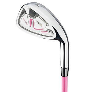 Golf Girl Junior Girls Golf Set V3 with Pink Clubs and Bag, Ages 4-7 (Up to 4' 6), Left Hand