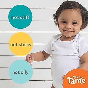 T is for Tame - Hair Taming Cream for Kids, All-Natural for Frizz & Flyaways, Coconut Oil & Jojoba Leave in Cream, Safe for Babies & Toddlers, Not Sticky, Straight or Curly Hair