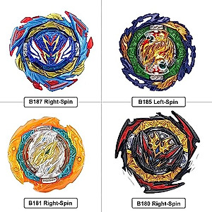 Battling Top Burst Stadium Battle Game Set,4 Spinning Tops 2 Launchers 1 Arena Combat Game,Battling Game Toys Birthday Gifts for 8-12 Boys Children Kids