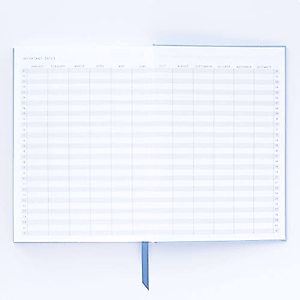 Designworks Ink Vintage Sass A5 Hardcover Notebook Journal, Design: Embrace The Day, Colour: Blue, 14.6cm x 21.6cm, JB86-1093EU. 240 Lined Pages. Soy Based Ink.