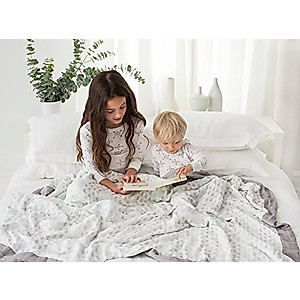 aden + anais Oversized Blanket, 100% Viscose from Bamboo, 4 Layer Lightweight and Breathable, 60 X 70 inch, Skylight Birch