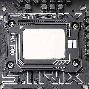 Thermalright Intel 12th/13th Generation LGA1700 Anti-Bending Buckle, Curved Pressure Plate,CPU Stress Bending Correction Fixer, Fully Fitted and Fixed Without Trace Installation (Black)