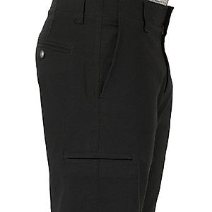 Lee Men's Extreme Motion Canvas Cargo Pant Black 40W x 30L