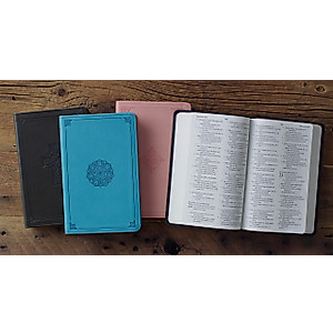 ESV Large Print Value Thinline Bible (TruTone, Turquoise, Emblem Design)