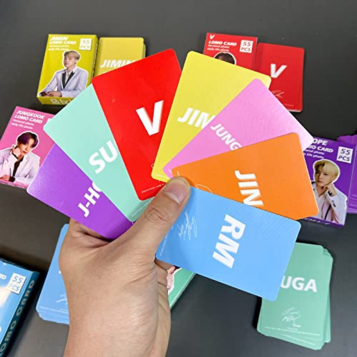 KPOPBP 378 Pcs Kpop Bangtan Boys Members Photocards Map Of The Soul Lomo Cards Gift box For ARMY Daughter