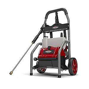 BRIGGS & STRATTON 20680 Electric Pressure Washer, 1800 psi 1.2 Gallon, Red/Gray/Titanium