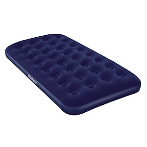 Bestway Flocked Air Bed Twin, Blue