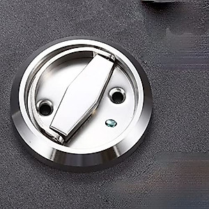 EKoKim Hidden Door Lock Handles Stainless Steel 304 Drawer Pulls Furniture Handles Handles for Cabinets and Drawers Wardrobe Pulls 1Pcs (Color : Green Bronze)