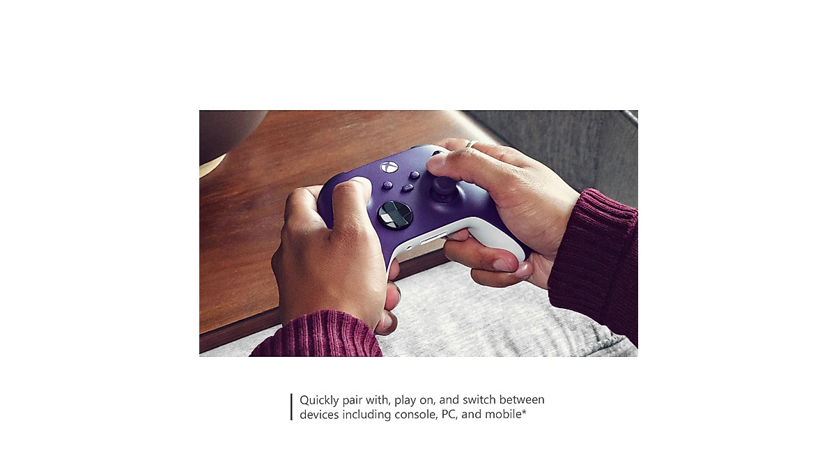 Xbox Core Wireless Controller in Astral Purple