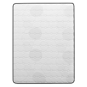 Flash Furniture Capri Comfortable Sleep 13" Euro Pillow Top Hybrid Pocket Spring and Foam Mattress in a Box, Foam and Spring Hybrid Mattress, Queen