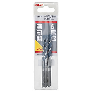 Bosch 2608588164 3 Piece Concrete -Set "CYL-5" 5-8mm Long Length Drill Bits