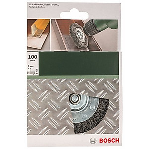 Bosch 2609256532 6 x 100 mm Wire Wheel Crimped Wire Shank