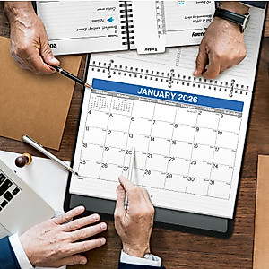 Dunwell 2023 Calendar for 3-Ring Binder (8.5x11, Blue Shades) Use as 2023 Binder Calendar, Wall Calendar or Desk Calendar, 3-Hole Punched, Fits Standard Notebooks