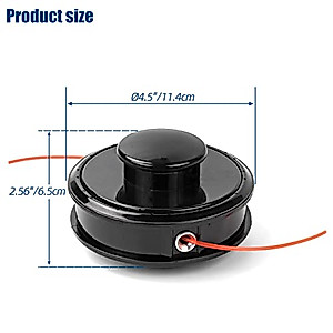 21560070 Trimmer Head for Echo Weed Eater Trimmers All SRM Series SRM210, SRM225, SRM230, SRM235, SRM260, SRM265, All Straight Shaft Trimmers