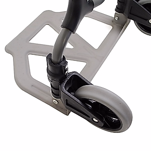 Magna Cart MCI Steel Folding Hand Truck, Foldable Personal Moving Dolly with Wheels, 160-Pound Capacity