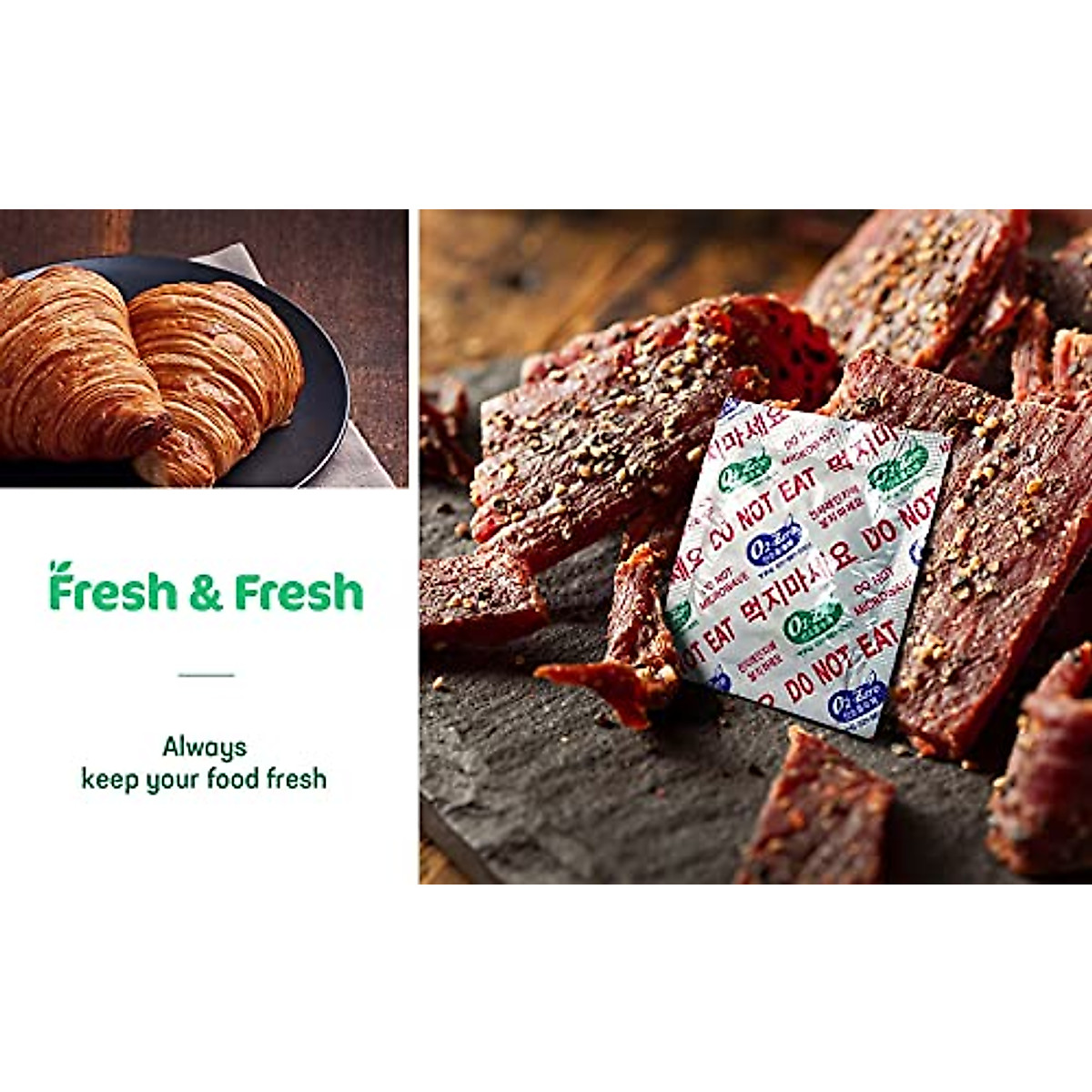 400 CC [200 Packets] Premium Oxygen Absorbers for Food Storage, Oxygen Absorbers (4 Bag of 50 Packets) - ISO 9001 Certified Facility Manufactured