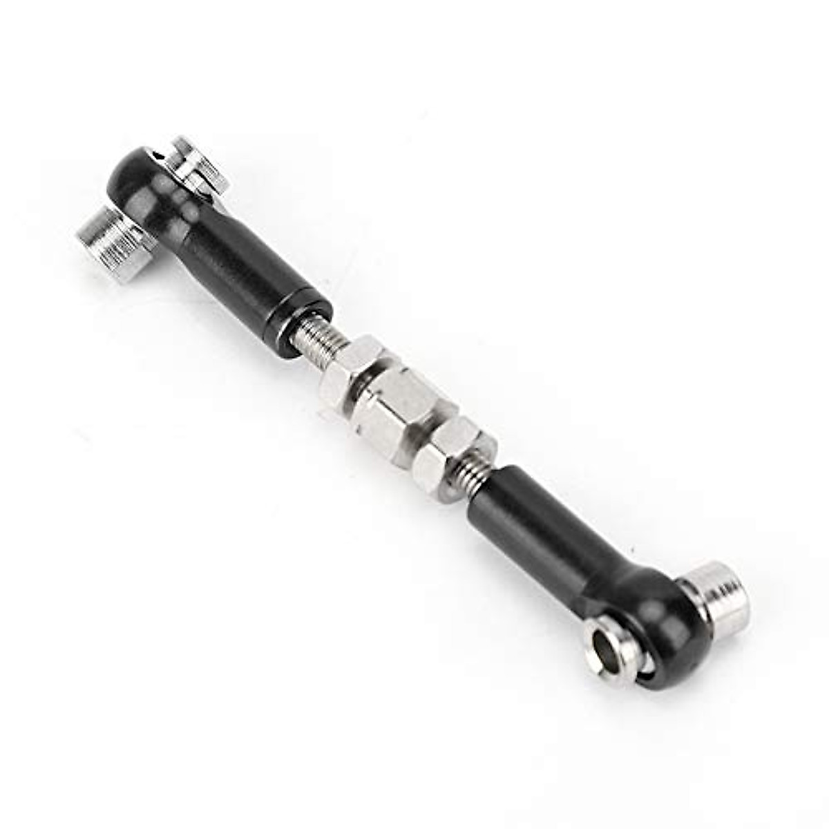 Okuyonic Servos Link, Adjustable RC Tie Rod 47mm 6pcs for Redcat 1/10 RC Car(Black)