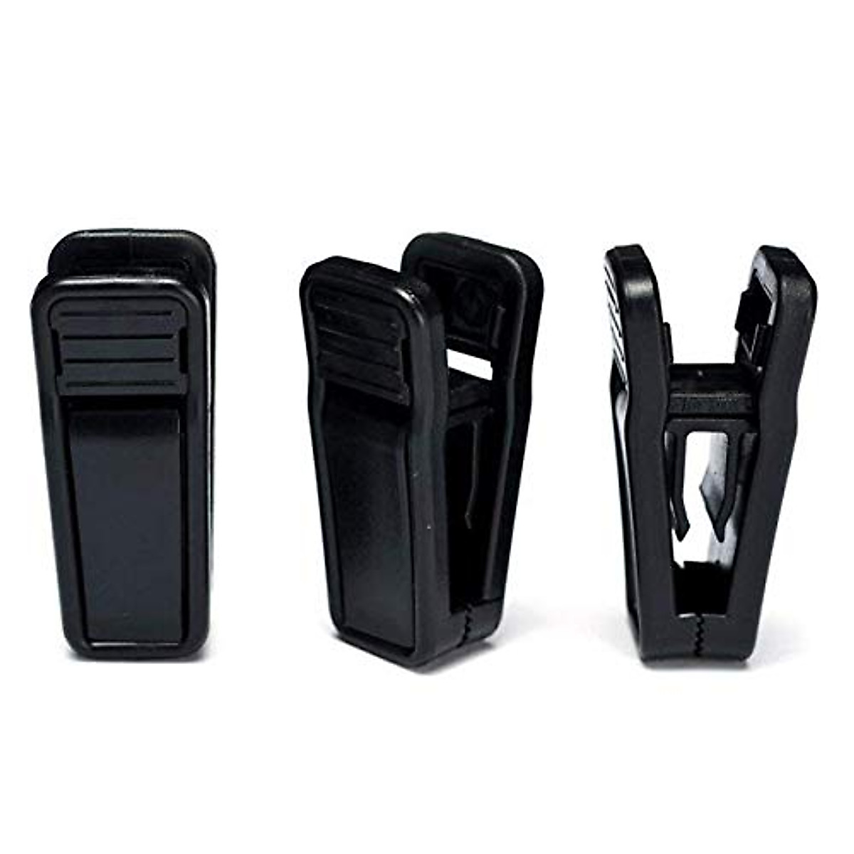 Black Plastic Hanger Clips Slim-line Set of Finger Clips Strong Pinch Grip Clips for Slim Line Hangers Fit Well on The Slim Velvet Hangers Set of 20