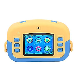 Kids Camera, 2 to 3 Hours Battery Life USB Charging Anti Fall Mini Portable Kids Digital Camera for Boys Girls Birthday (Blue) Cameras