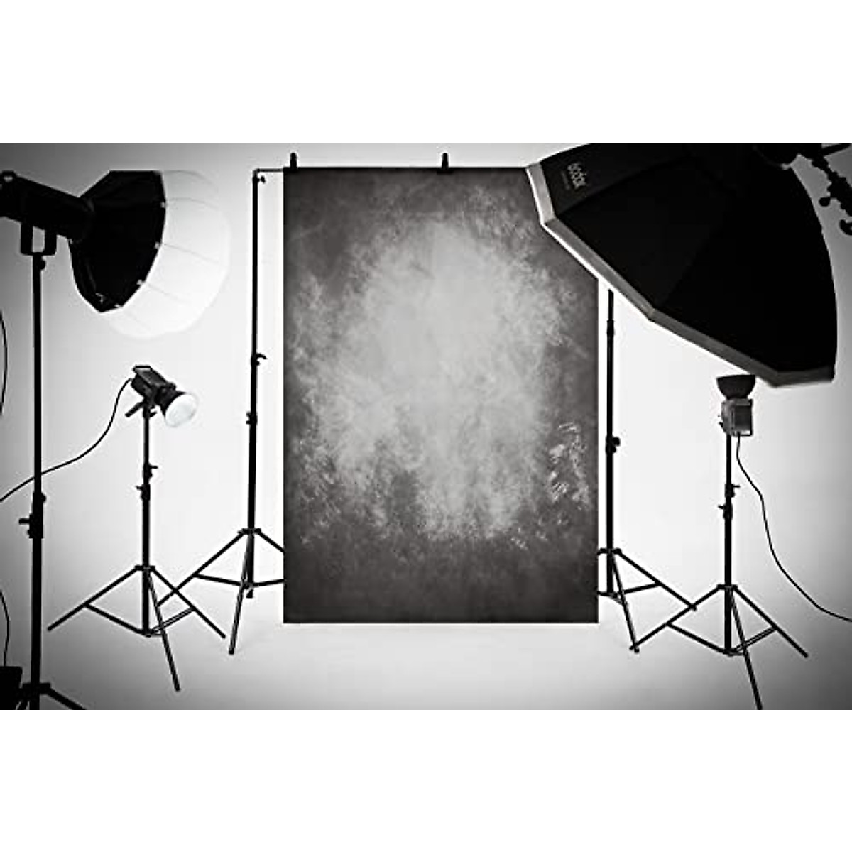 Harfirbe 5x7ft Vintage Abstract Backdrop Gray Portrait Photography Background Professional Photo Studio