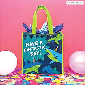 Stephen Joseph unisex child Gifts Medium Recycled Gift Bag, SHARK, Medium US