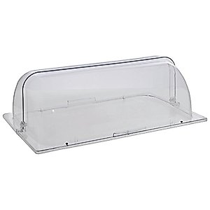 Chafer Cover Full Size Clear Polycarbonate Rolltop- 21" L x 13" W x 7" H