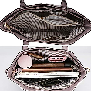 Mia K Collection Crossbody Bags for Women Purses and Handbags, Shoulder Strap, PU Leather Top-Handle Satchel Tote Cognac