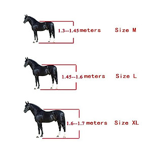 Horm 4pcs Horse Tendon Boots, Adjustable Elasticity to Protect Tendon Tissue (Set of 4, XL, Brown)