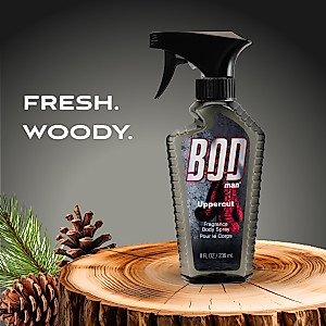 BOD Man Fragrance Body Spray, Upper Cut, 8 fl oz