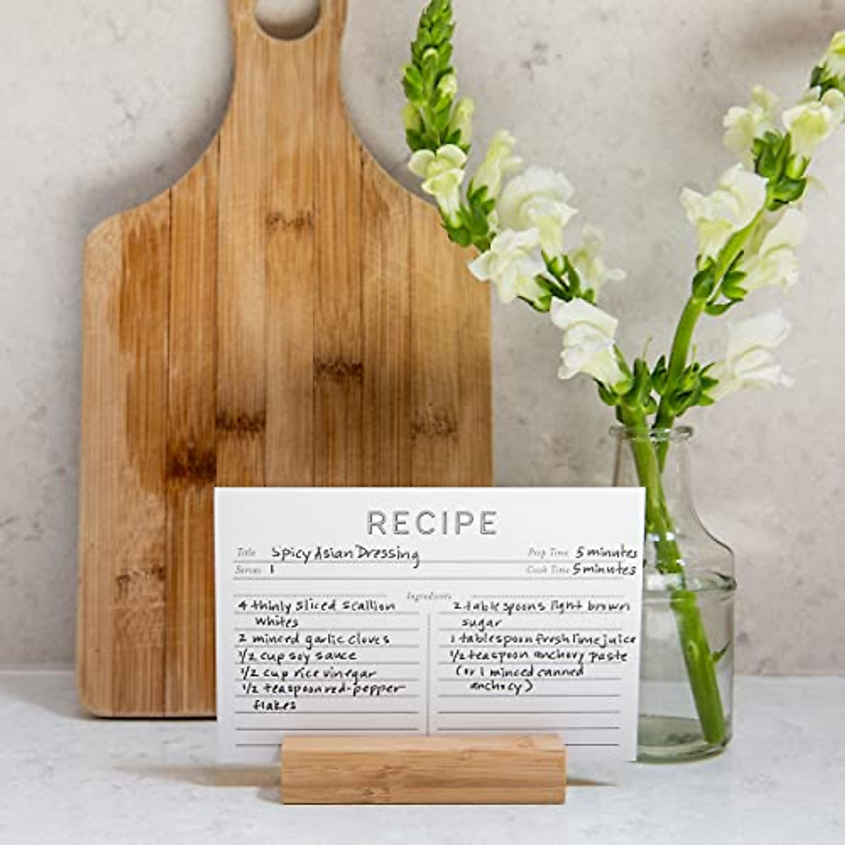 Jot & Mark Recipe Cards 4x6 Inches Blank Double Sided, 50 Count (Modern Minimal)