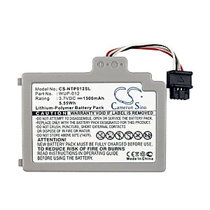 1500mAh Battery for Nintendo Wii U, Wii U Gamepad, WUP-010 WUP-012